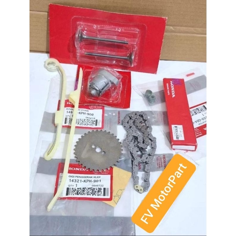 Jual Paket Rantai Keteng Supra X 125 Karbu Kharisma Kirana | Shopee ...
