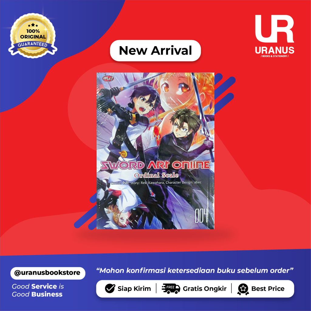 Jual SWORD ART ONLINE THE MOVIE-ORDINAL SCALE 04- MNC - 100% ORIGINAL- TOKO BUKU URANUS NGAGEL ...