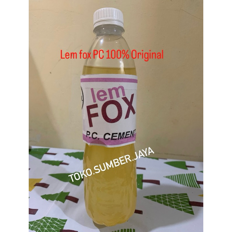 Jual LEM FOX PC CEMENT 100% Original Lem Fox PC Isi Kemasan 500ml ...