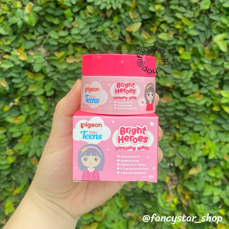 Jual [BPOM] PIGEON TEENS Bright Heroes Sleeping Mask (30g) | Shopee ...