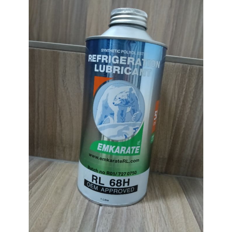 Jual Oli Emkarate Beruang RL 68H / Oli Kompresor AC Mobil Referigerant ...