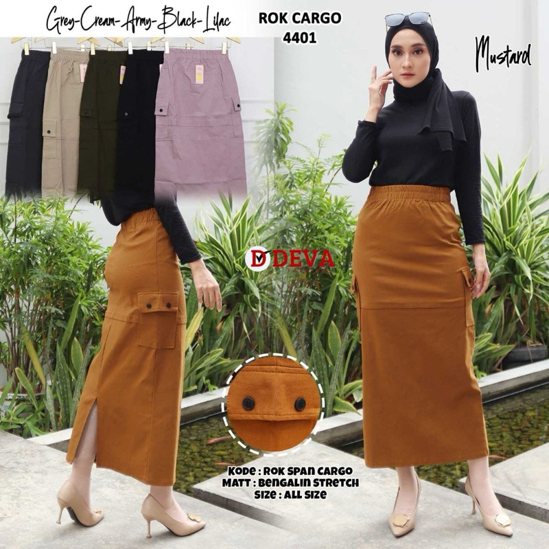 Jual ROK SPAN CARGO DEVA STRETCH IMPORT #4401 | Shopee Indonesia