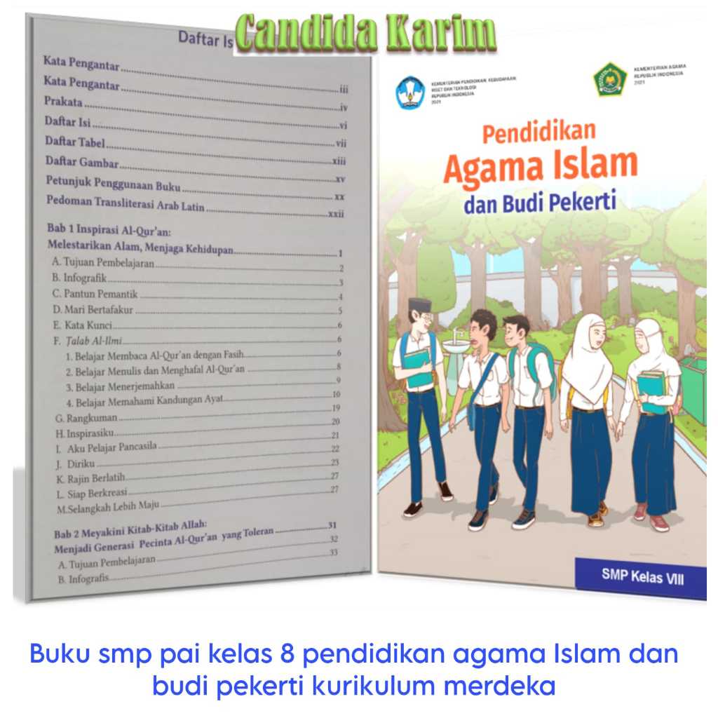 Jual Buku smp pai kelas 8 VIII pendidikan agama islam dan budi pekerti kurikulum merdeka kurmer ...