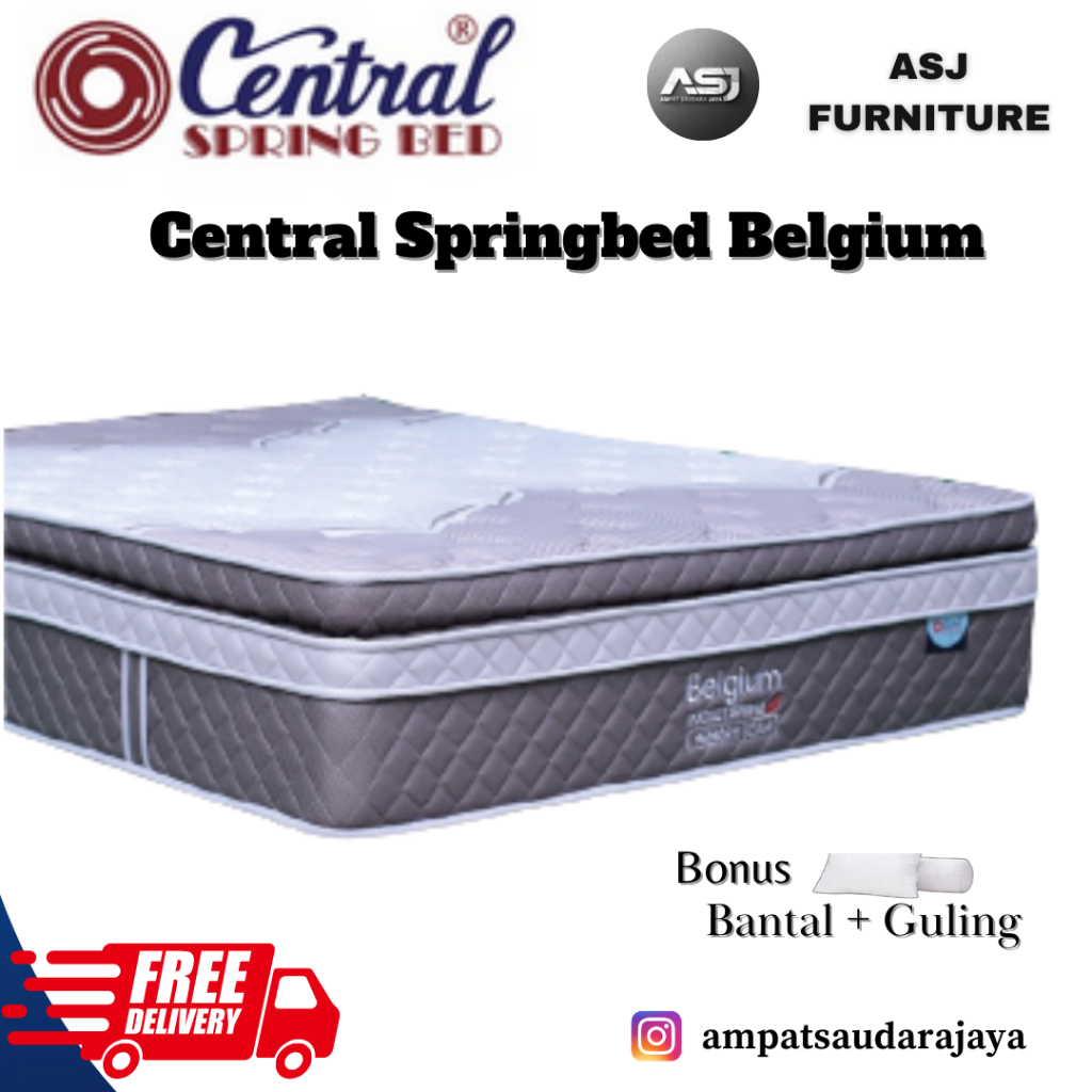Jual Central Springbed Belgium Pocket with memory foam - Hanya Kasur ...