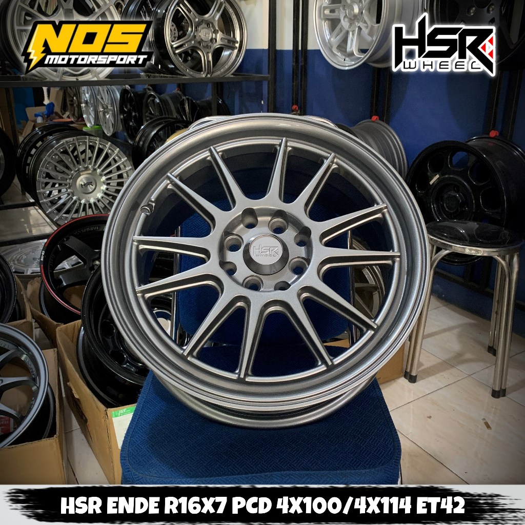 Jual VELG JAZZ AVANZA BRIO YARIS R16 LEBAR 7 BAUT 4X100/4X114 ET42 HSR ENDE RING 16 | Shopee ...