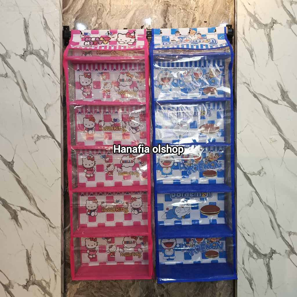 Jual RAK TAS GANTUNG KOTAK KARAKTER JUMBO | RAK TAS SUSUN TERTUTUP ...