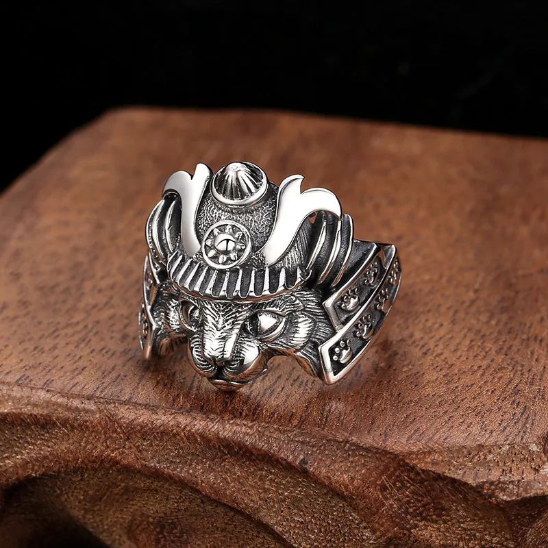 Jual Cincin Elegan Desain Kucing Topi Samurai Jepang / Japanese Samurai ...