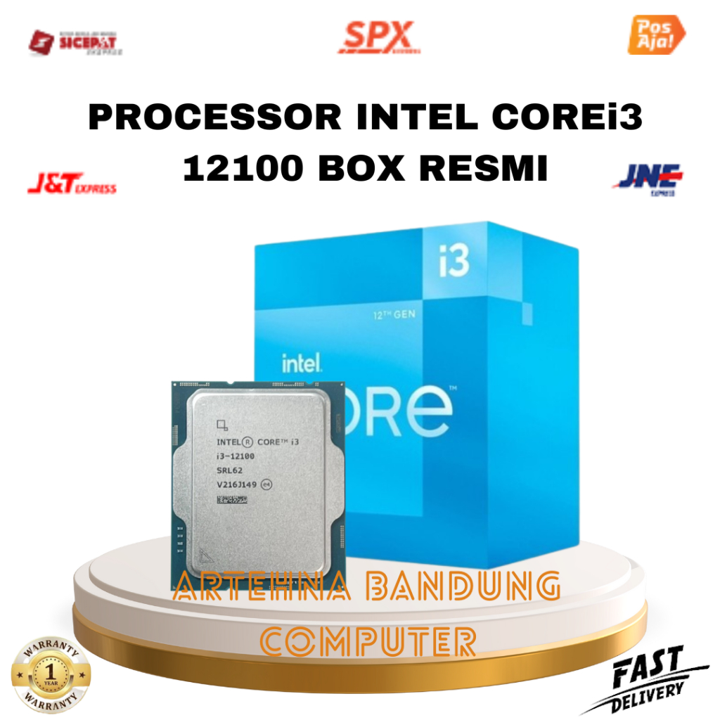 Jual Intel Core I3 12100 3.30 GHz Box LGA 1700 GARANSI RESMI | Shopee Indonesia