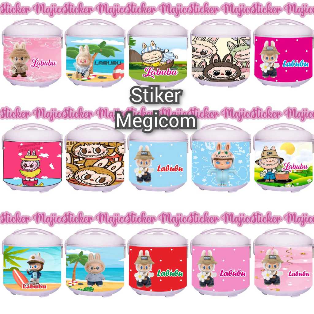 Jual Sticker Megicom Motif Labubu | Shopee Indonesia
