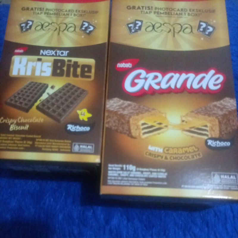 Jual NABATI RICHEESE X TWICE KRISBITE GRANDE X AESPA | Shopee Indonesia