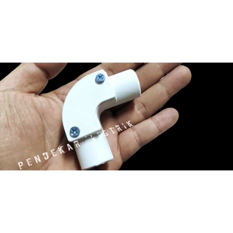 Jual Knee / Elbow Pipa Listrik Conduit Ukuran 20mm Lengkap Dengan Mur ...