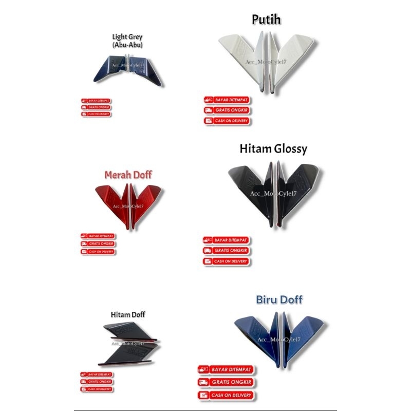 Jual Winglet Model GP Universal Semua Motor | Shopee Indonesia
