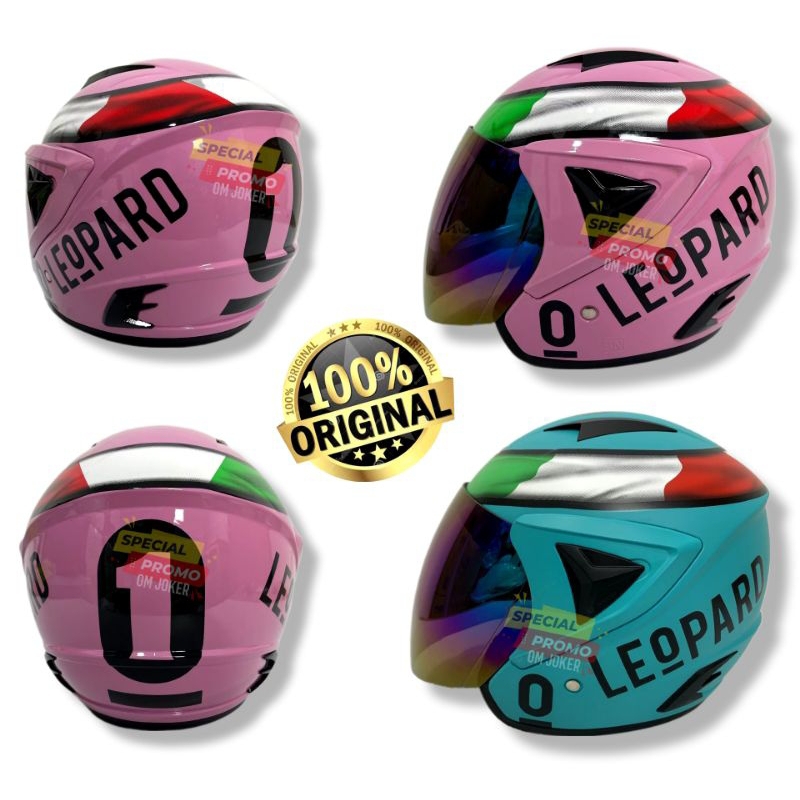 Jual Helm Leopard Helmet Dewasa SNI original Instant | Shopee Indonesia