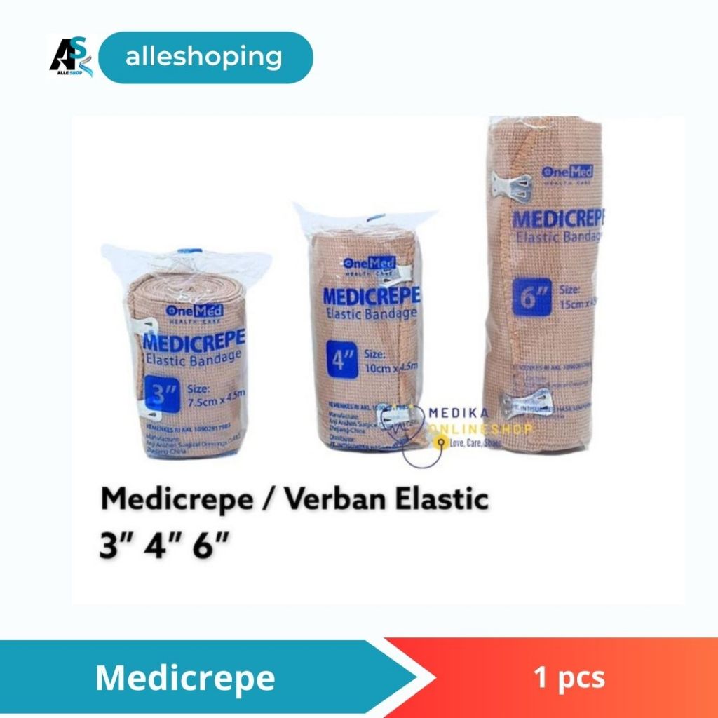 Jual Perban elastis 4 inci Medicrepe one,pembalut elastis,gip patah ...