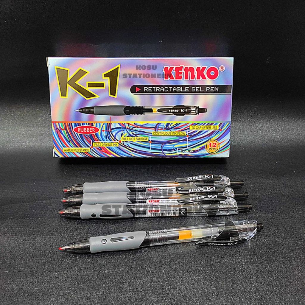 Jual BOLPEN GEL / BALLPOINT GEL / PULPEN GEL / POLPEN GEL KENKO K1 ...