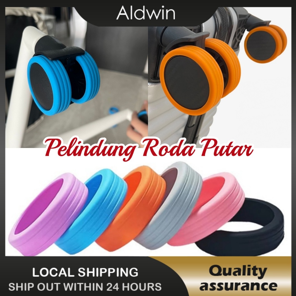 Jual Silikon Pelindung Roda Koper 360 Luggage Trolley Wheel Kursi ...