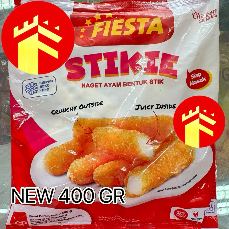 Jual FIESTA NUGGET AYAM STIKIE 500 GR CHICKEN NUGGET STICK NAGET AYAM ...