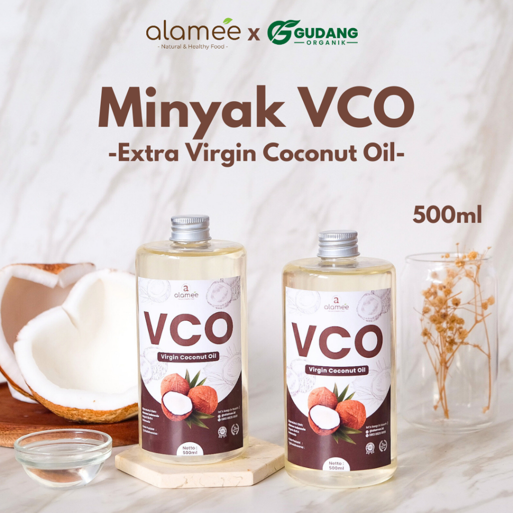 Jual ALAMEE VCO Virgin Coconut Oil EVCO Extra Virgin Coconut Oil Minyak Kelapa Murni 500ML ...