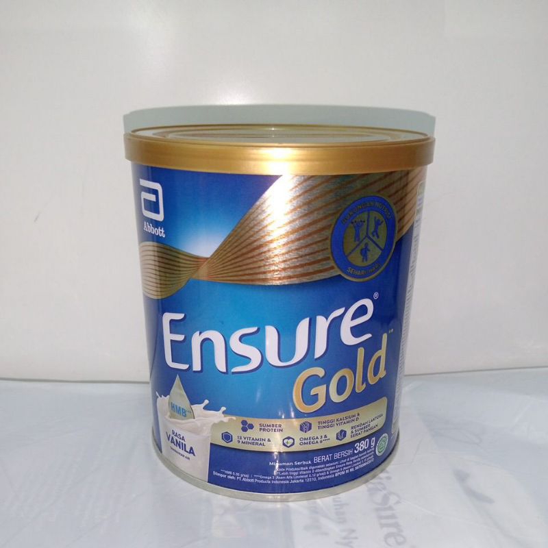 Jual Ensure Gold kaleng rasa Vanilla 380g | Shopee Indonesia