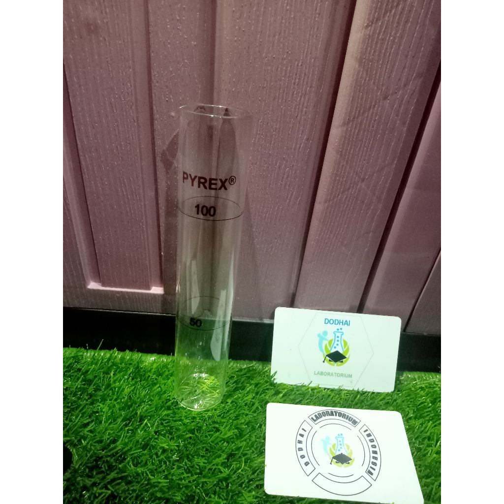 Jual Tabung Nesller pyrex 100 ml alas datar, Colorimetric Tube, Nessler ...