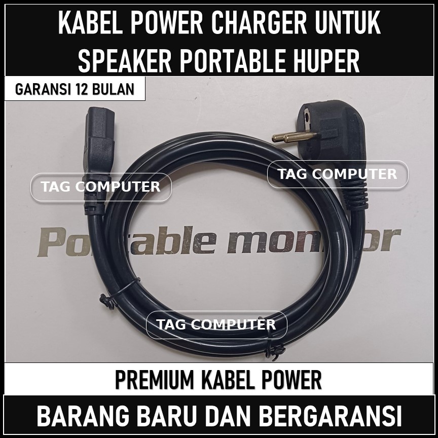 Jual KABEL POWER UNTUK SPEAKER AKTIF HUPER | Shopee Indonesia