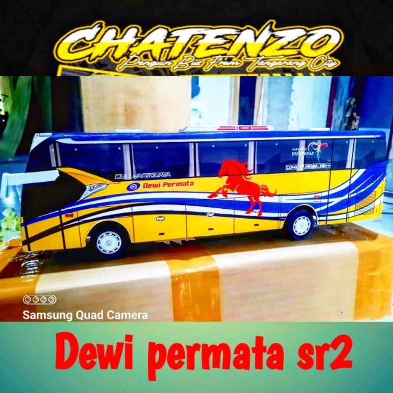 Jual Miniatur Bus Dewi Permata Chatenzo sr2 | Shopee Indonesia