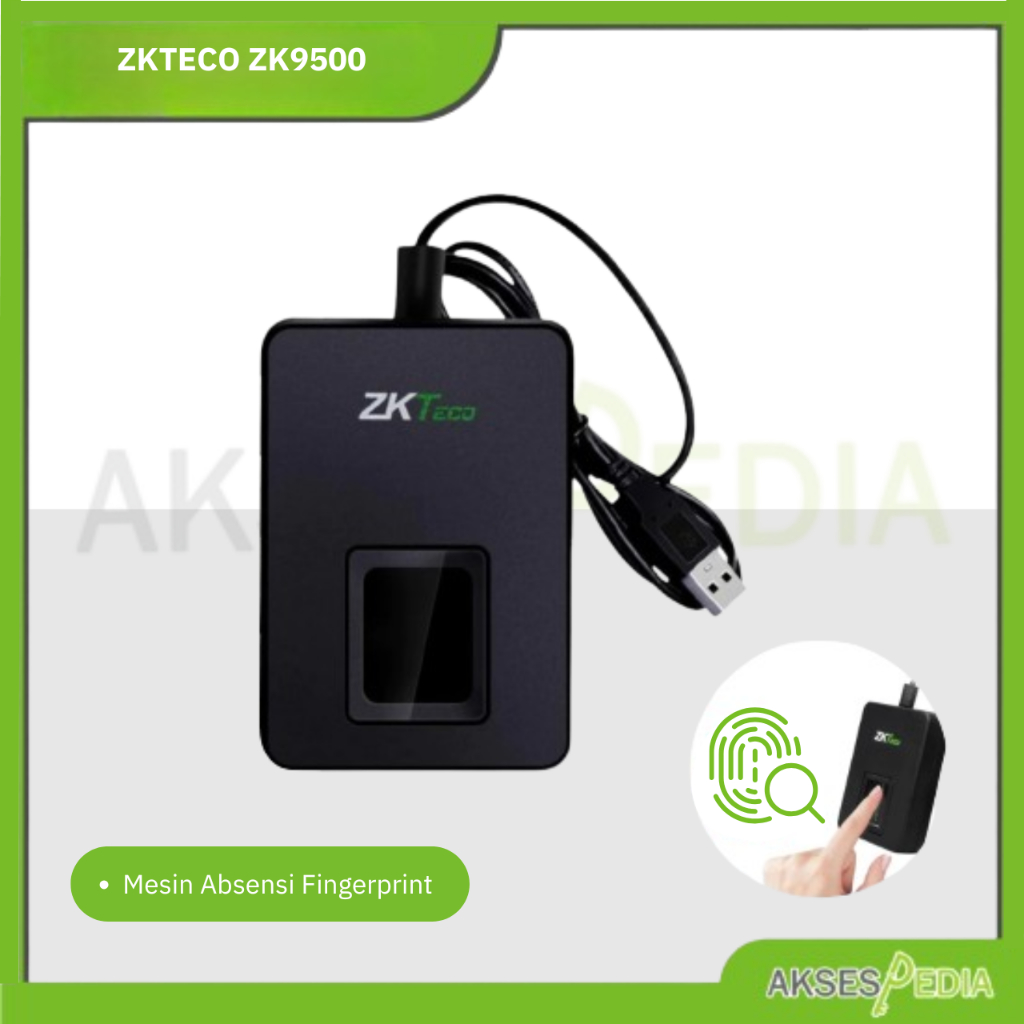 Jual Mesin Absensi Fingerprint ZKTeco 9500 USB Disk ZK9500 | Shopee ...