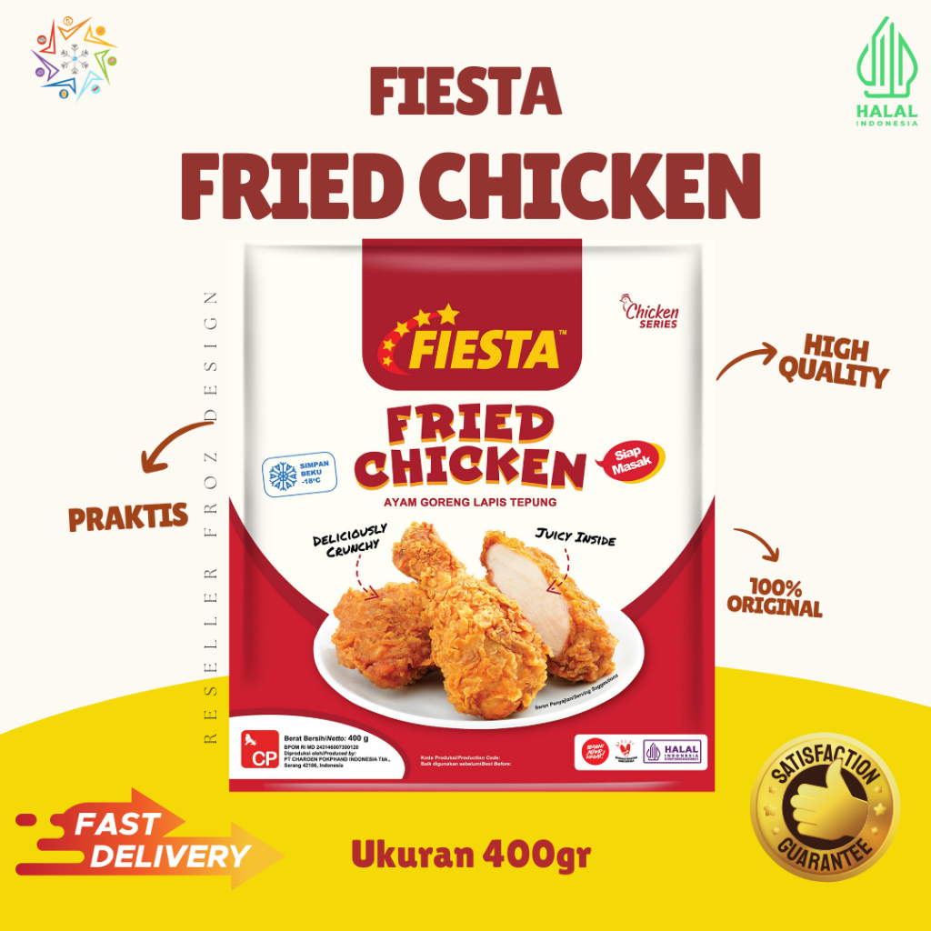 Jual FIESTA FRIED CHICKEN 400GR | AYAM KENTUCKY | AYAM GORENG BEKU ...