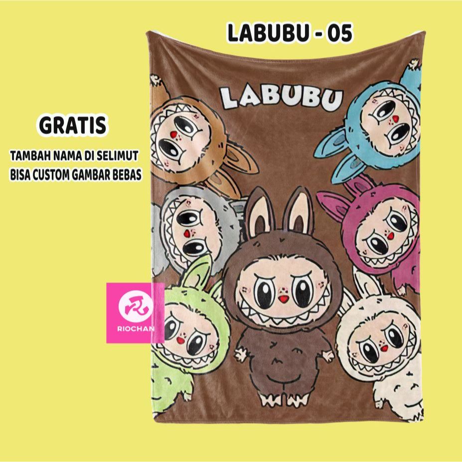 Jual Selimut LABUBU | Selimut Karakter | Selimut CUSTOM | Shopee Indonesia