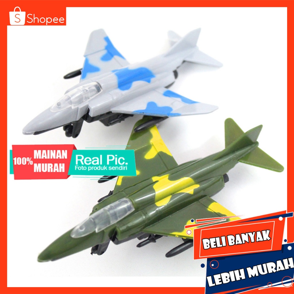 Jual MAINAN AIRPLANE MODEL AR892 MAINAN PESAWAT JET TEMPUR PULLBACK ...
