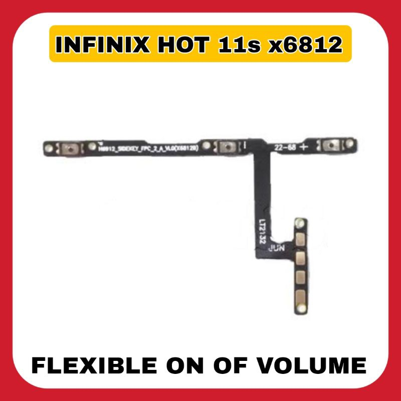 Jual FLEX ON/OFF+VOLUME INFINIX X6812 (HOT 11S) | Shopee Indonesia