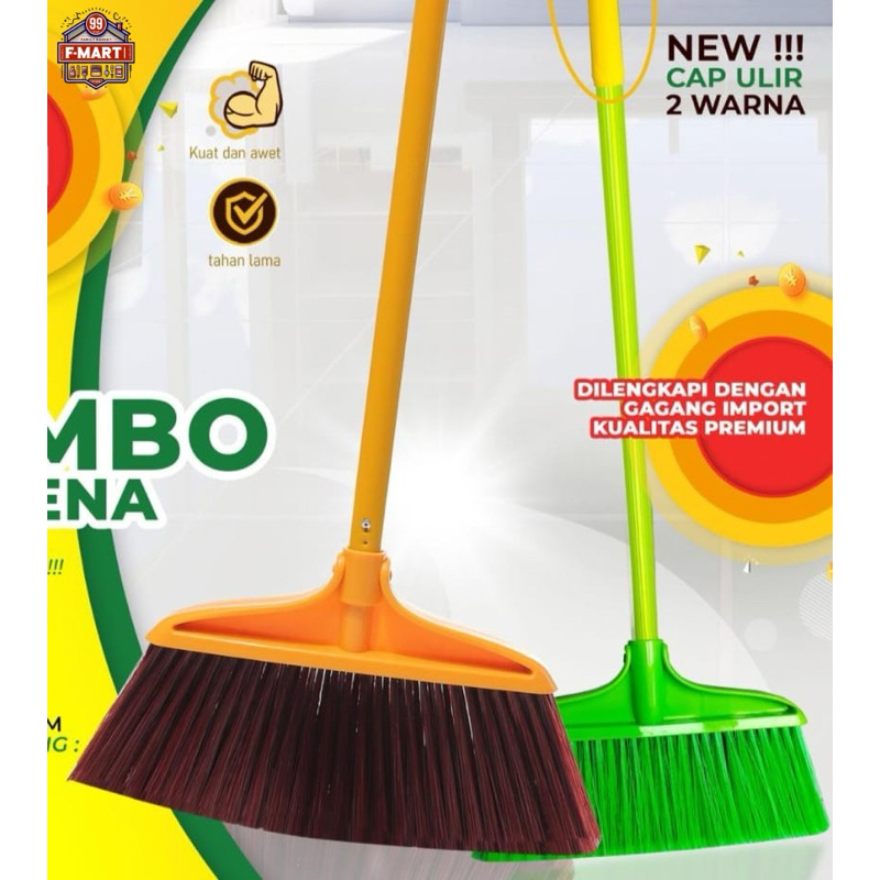 Jual Sapu pelastik aesthetic/sapu jumbo lebar hingga 28cm | Shopee ...