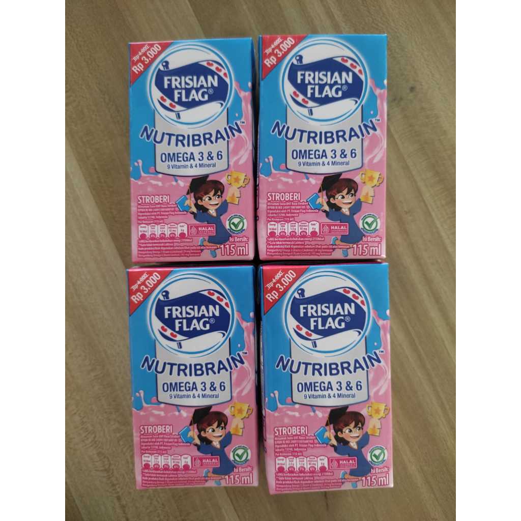 Jual Frisian Flag UHT Strawberry 115ML (4 x 115ml) | Shopee Indonesia
