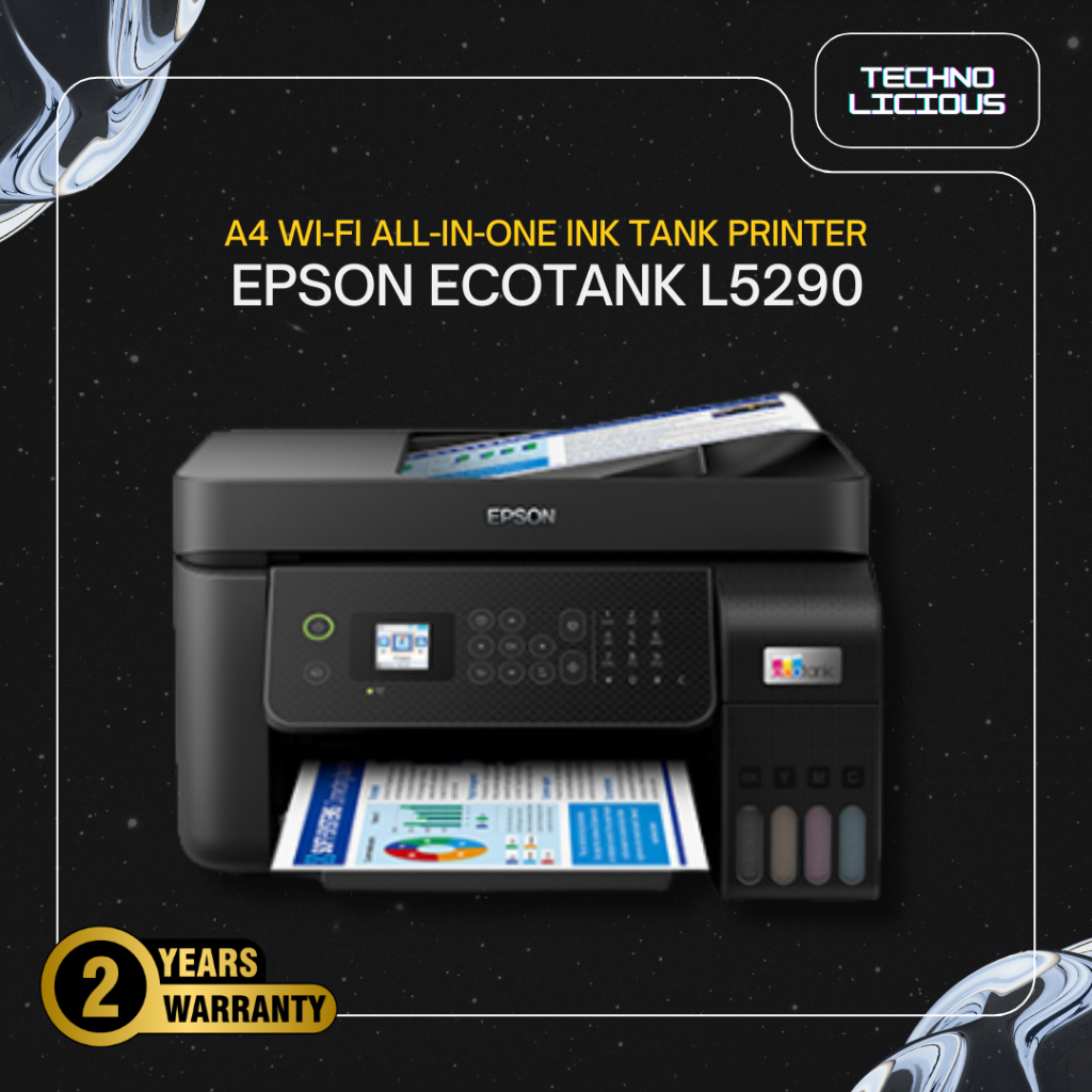 Jual Printer EPSON EcoTank L5290 A4 WiFi- L5290 Ink Tank Printer with ...
