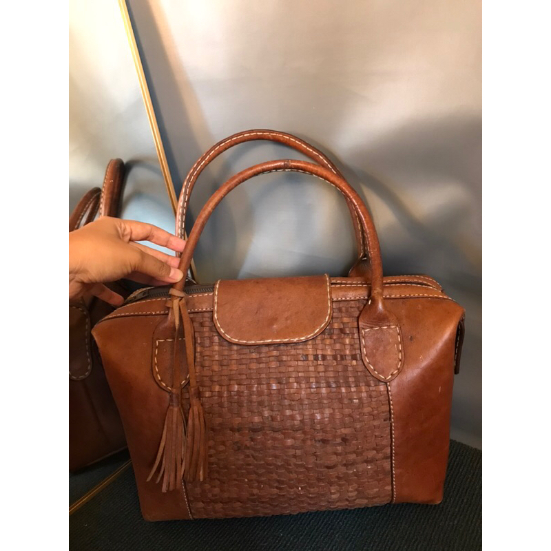 Jual Tote tas kulit Asli | Shopee Indonesia