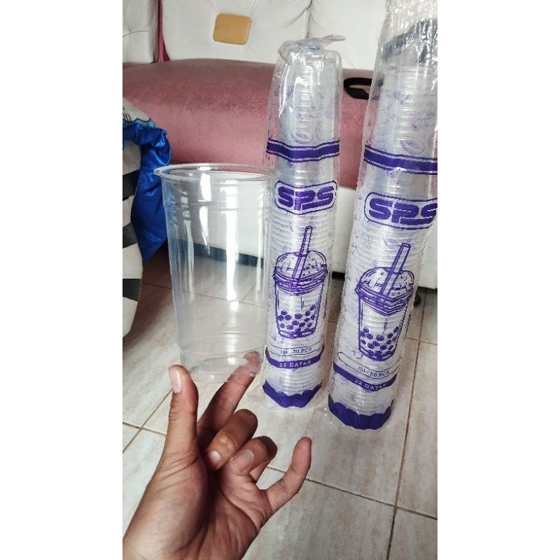 Jual Paket 2 Slop Cup Gelas Jumbo 22 oz datar isi 100 pcs | Shopee ...