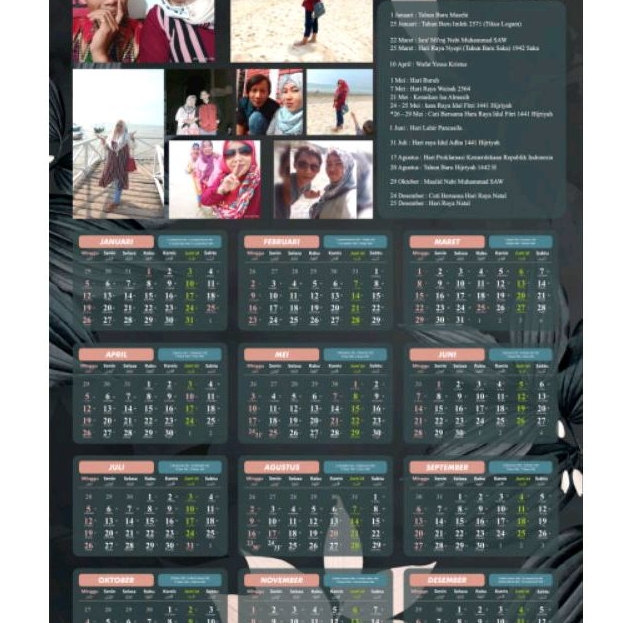 Jual PROMO KALENDER 2025 SATU LEMBAR | Shopee Indonesia