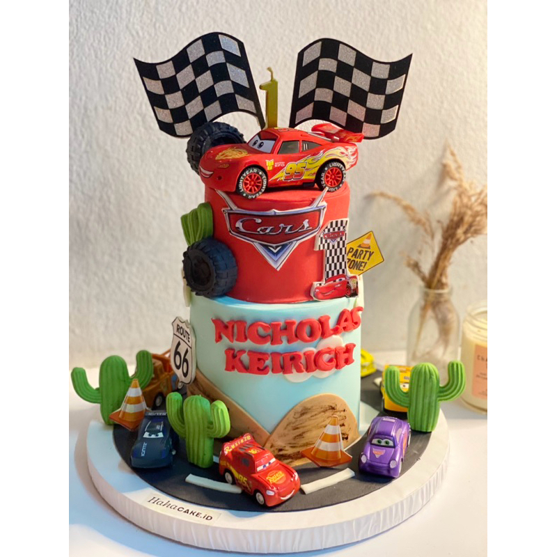 Jual mcqueen cake custom custom cake ulang tahun kue ulang tahun anak ...