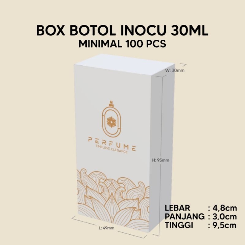 Jual DUS PACKAGING BOX PARFUM UNIVERSAL 30ML READY STOCK UNTUK SEMUA ...