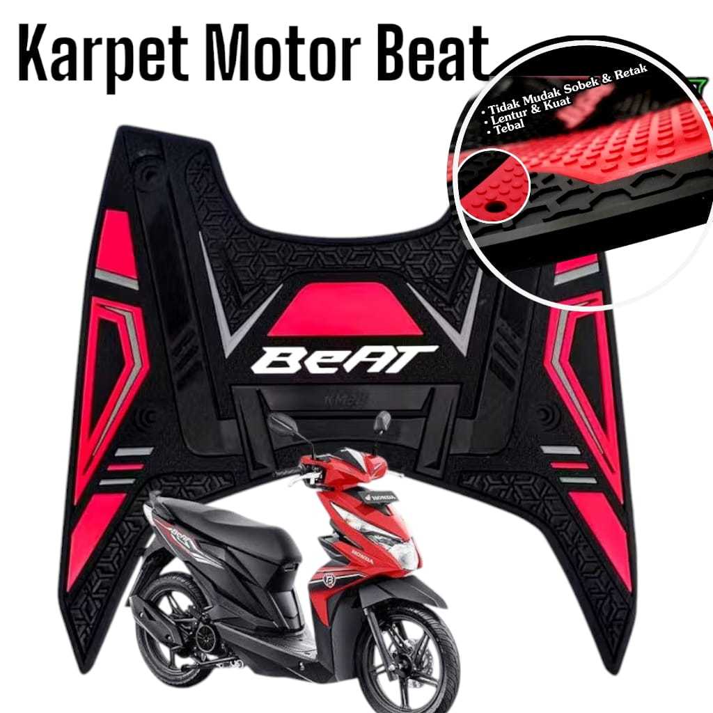 Jual Karpet Motor Honda Beat 2020 sd 2025 / Pijakan Kaki Motor Honda Beat 2020 sd 2025 | Shopee ...