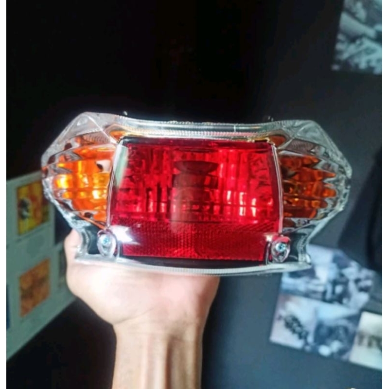 Jual Lampu Stop Rem Belakang Mio Lama Sporty Mio New Smile Custom Warna ...