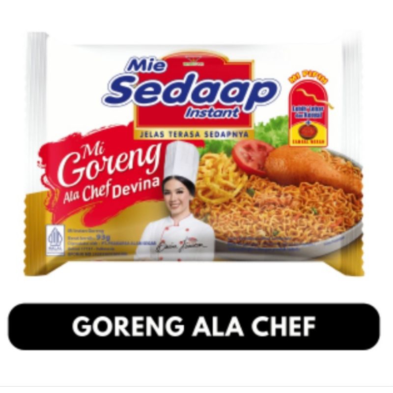 Jual Mie Sedaap Goreng Ala Chef Devina isi @93g | Shopee Indonesia