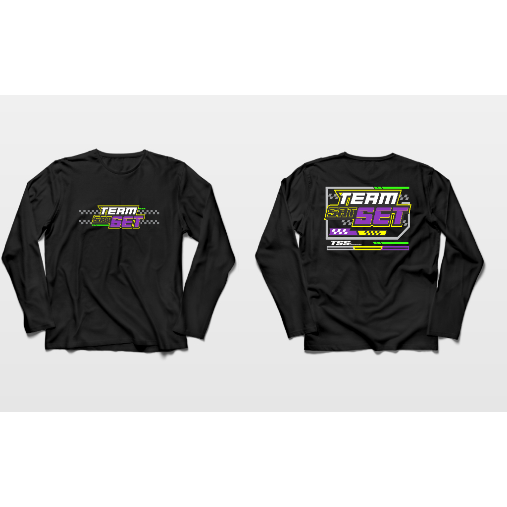 Jual KAOS LENGAN PANJANG KATA KATA TEAM SAT SET BIG SIZE JUMBO | Shopee ...