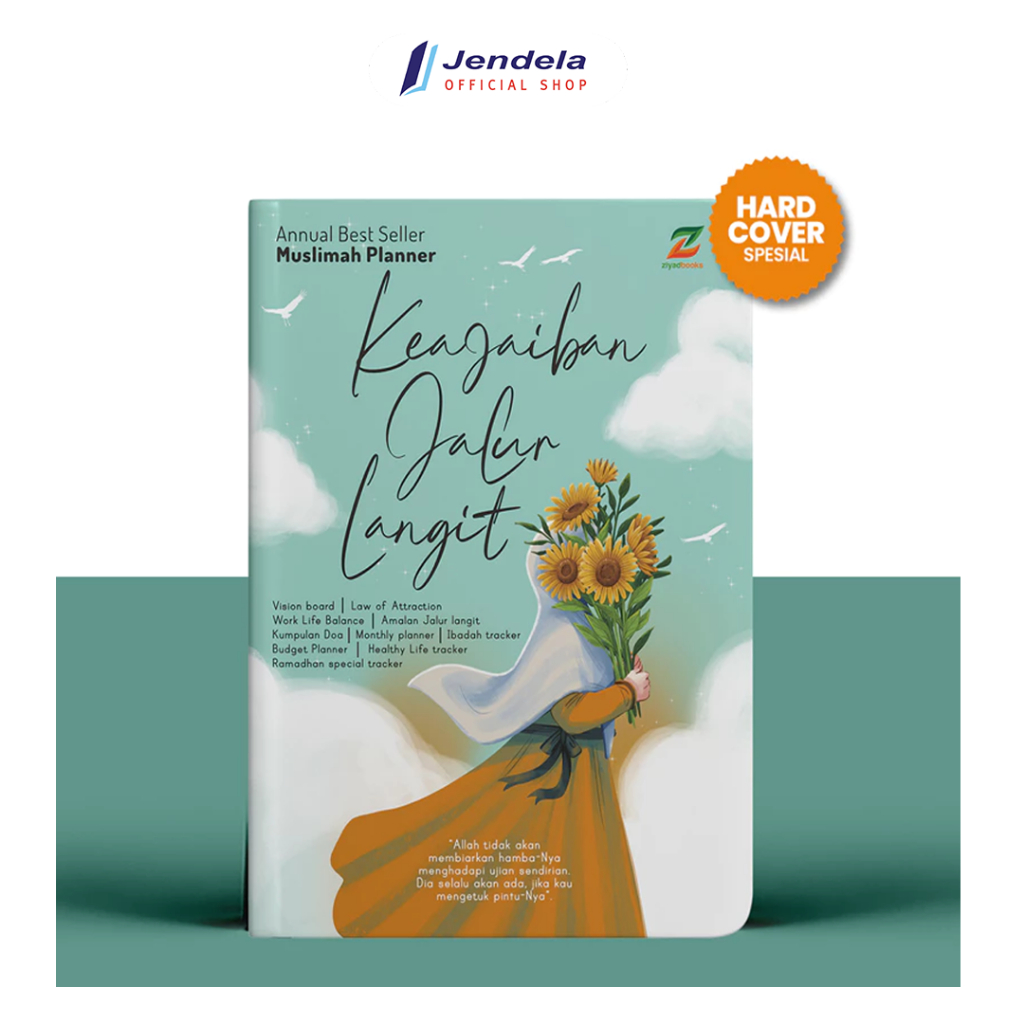 Jual Buku Jalur Langit Daily Muslimah Planner 2024 2025 Journal Book ...