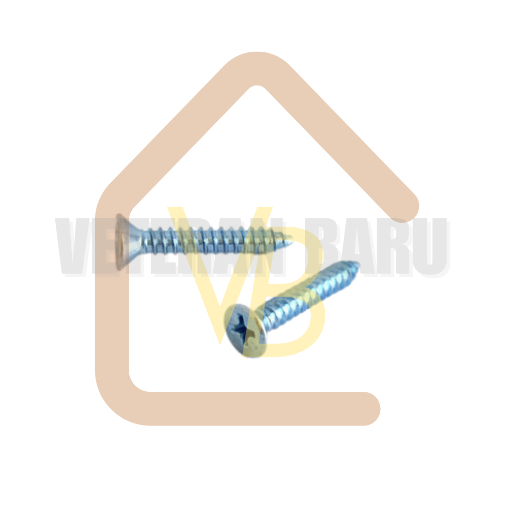 Jual Skrup Sekrup Tapping Baut Mur Screw Jf Kayu Gypsum Mebel Kepala ...