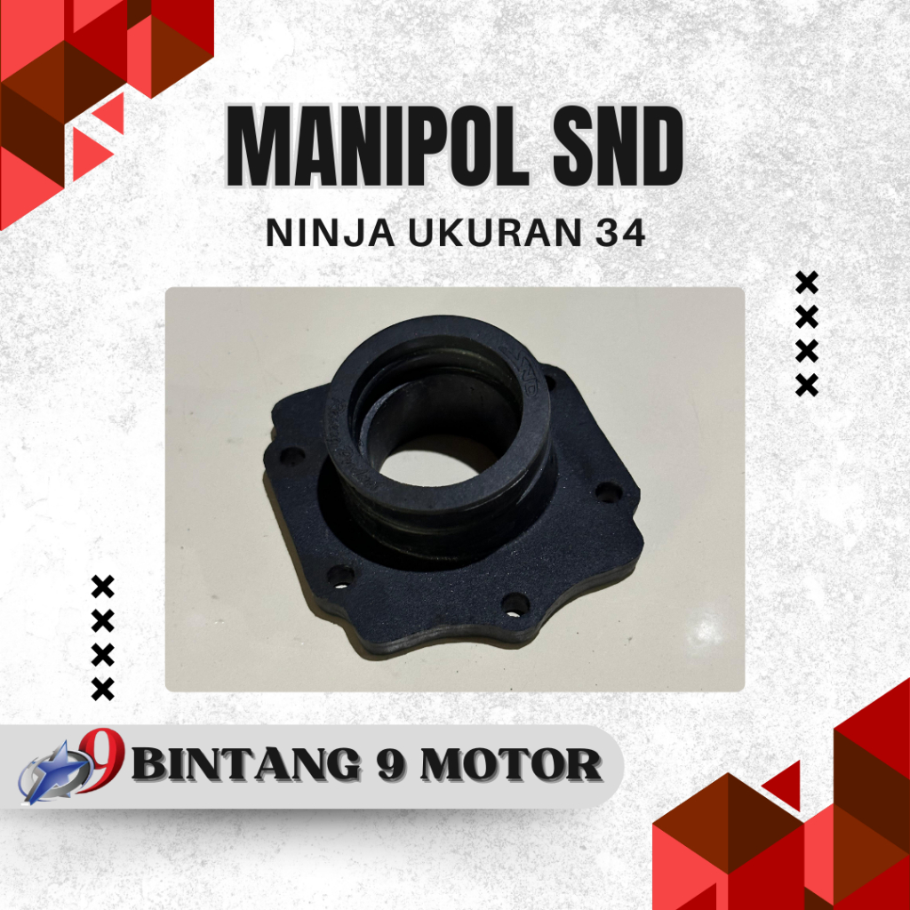 Jual MANIFOLD MANIPOL RC3 NINJA UKURAN 34-BINTANG SEMBILAN MOTOR ...