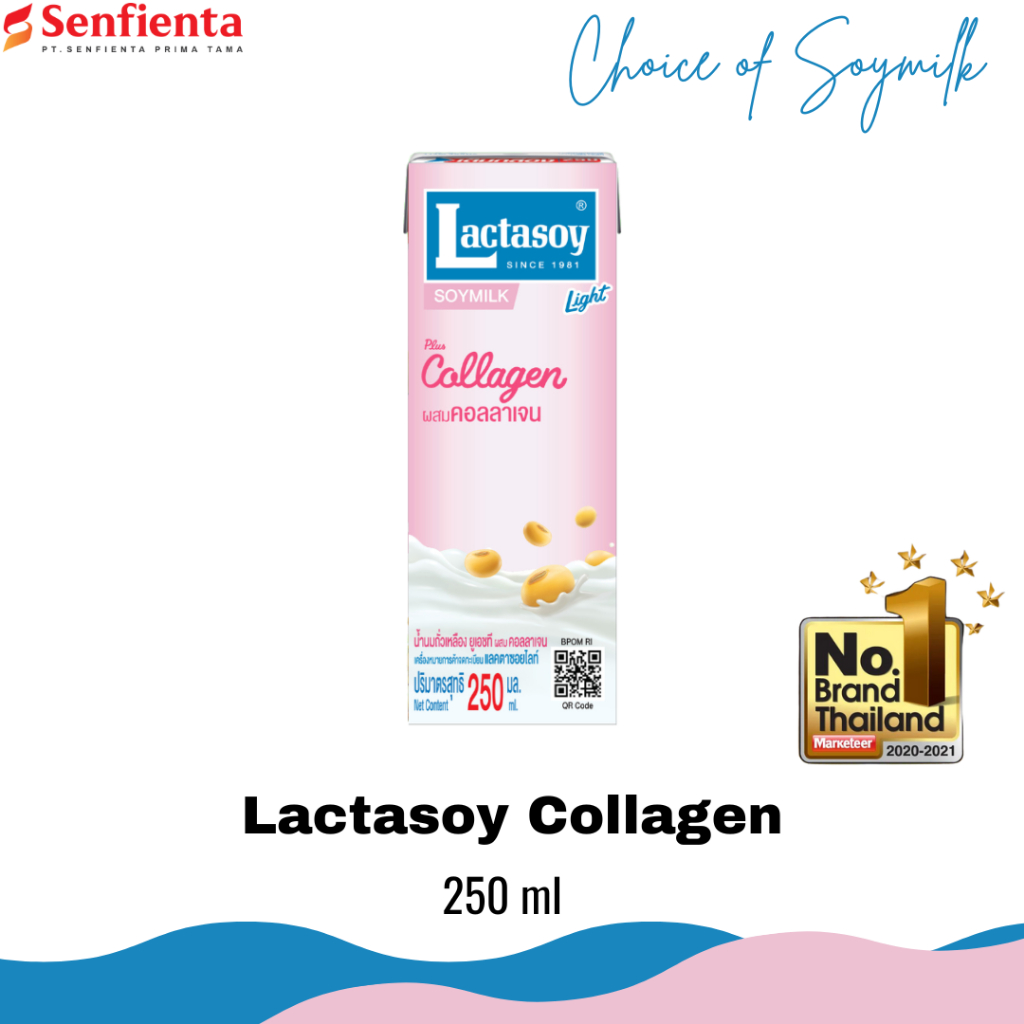 Jual Lactasoy Soy Milk Collagen 250 ml | Shopee Indonesia