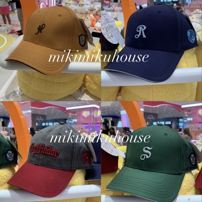Jual MINISO x HARRY POTTER TOPI BALLCAP SLYTHERIN GRYFFINDOR RAVENCLAW ...