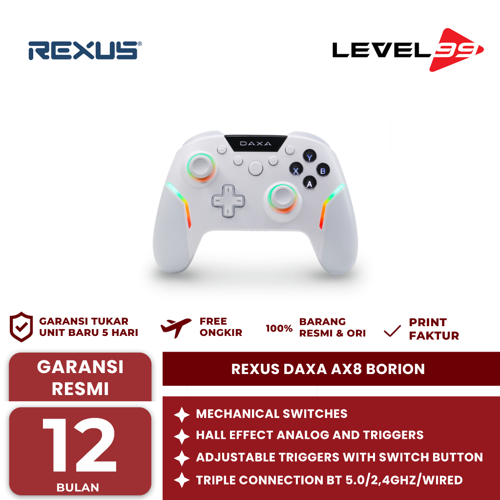 Jual Rexus Daxa Ax8 Borion Wireless Gaming Gamepad | Shopee Indonesia
