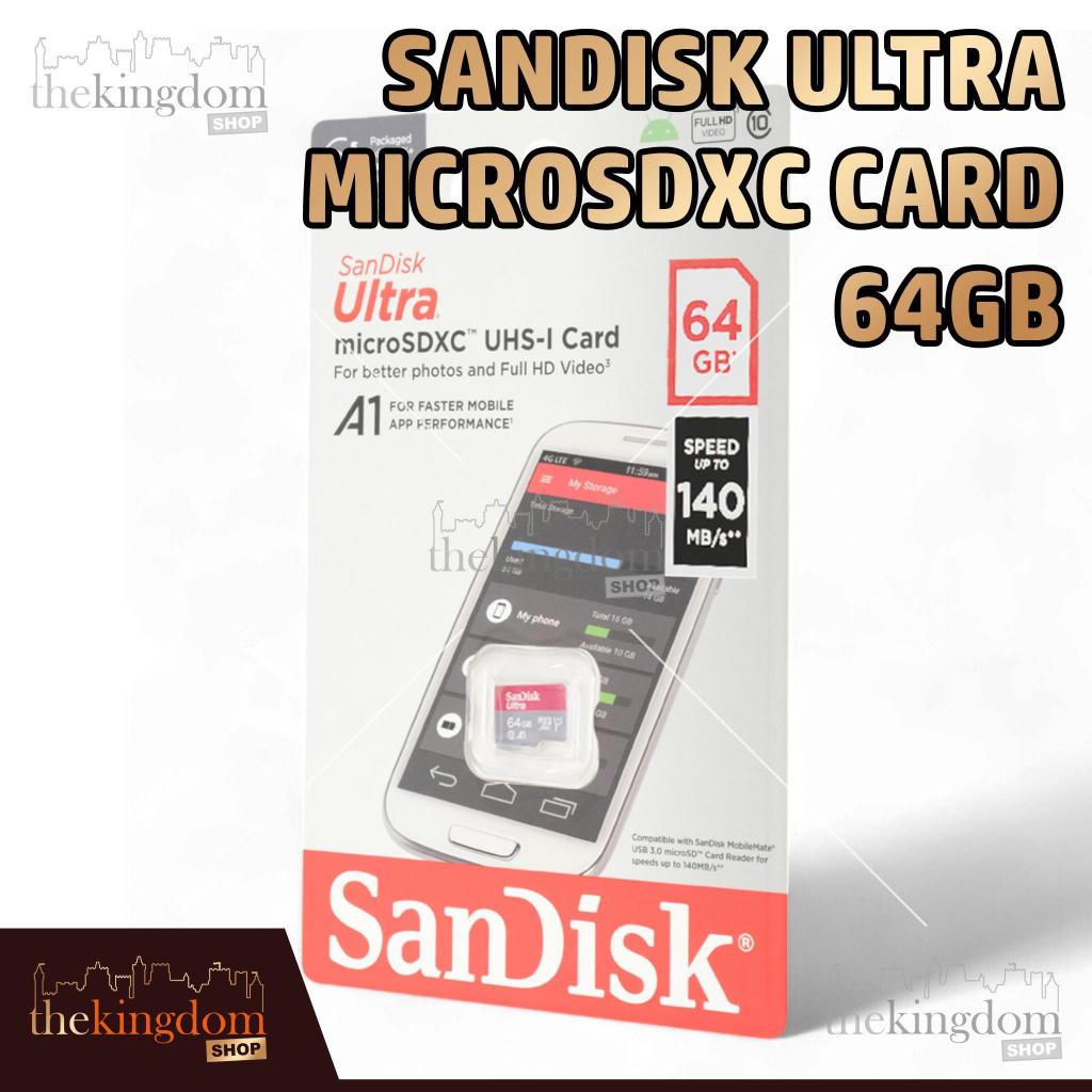 Jual SanDisk Ultra microSDXC Card UHS-I Class 10 A1 140MB/s 64GB Micro ...